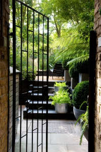 Designer Visit: The Black and Green Garden of Chris Moss - Gardenista