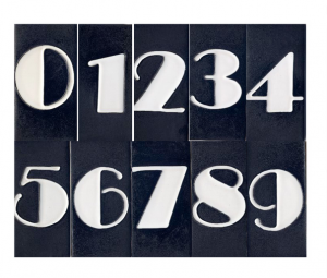 10 Easy Pieces: Tile House Numbers - Gardenista