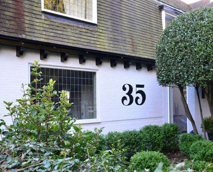 Curb Appeal: 9 Quick Fixes with House Numbers - Gardenista