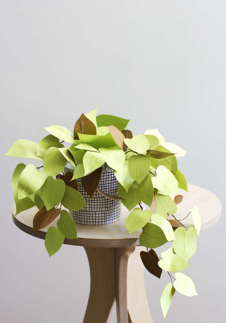 DIY: Pretty and Carefree Paper Plants - Gardenista