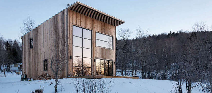 A Quebec Cabin for a Carpenter, Courtesy of Atelier L'Abri - Gardenista
