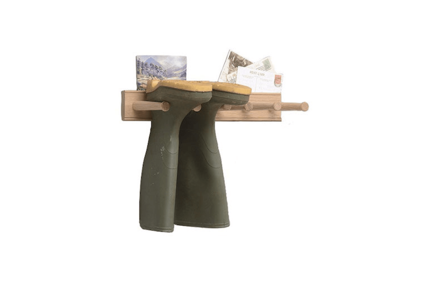 Wellington rubber boot racks