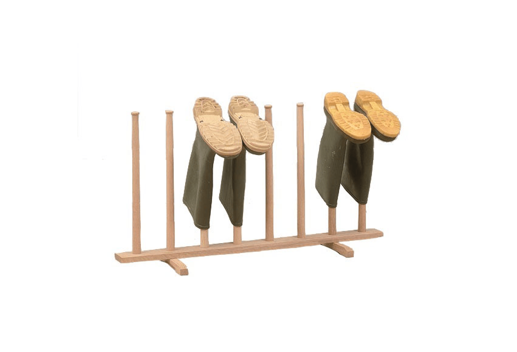 Wellington rubber boot racks