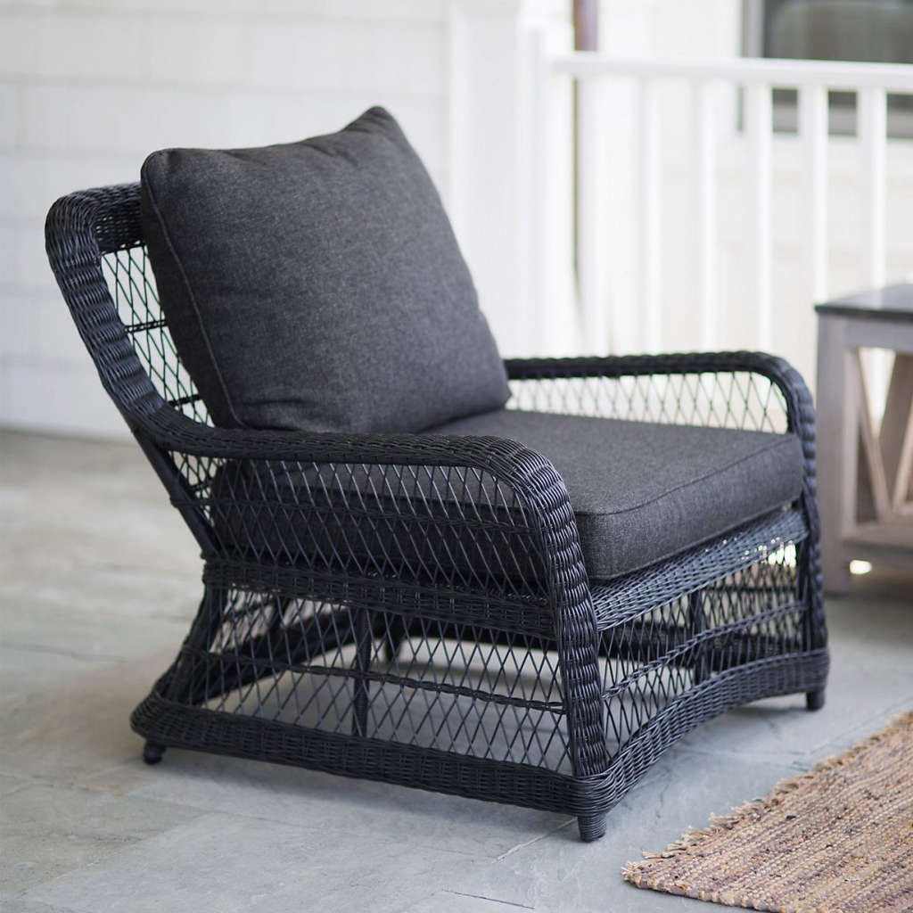 Object of Desire: Classic Black Wicker Furniture - Gardenista