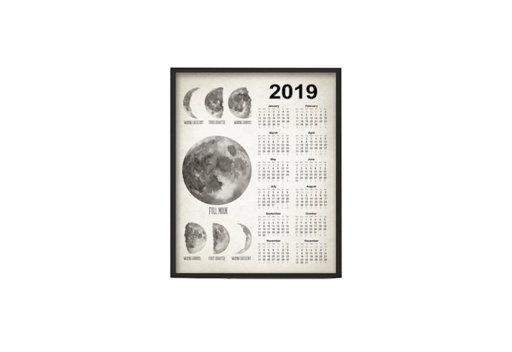 10 Easy Pieces: Moon Calendars for 2019 - Gardenista