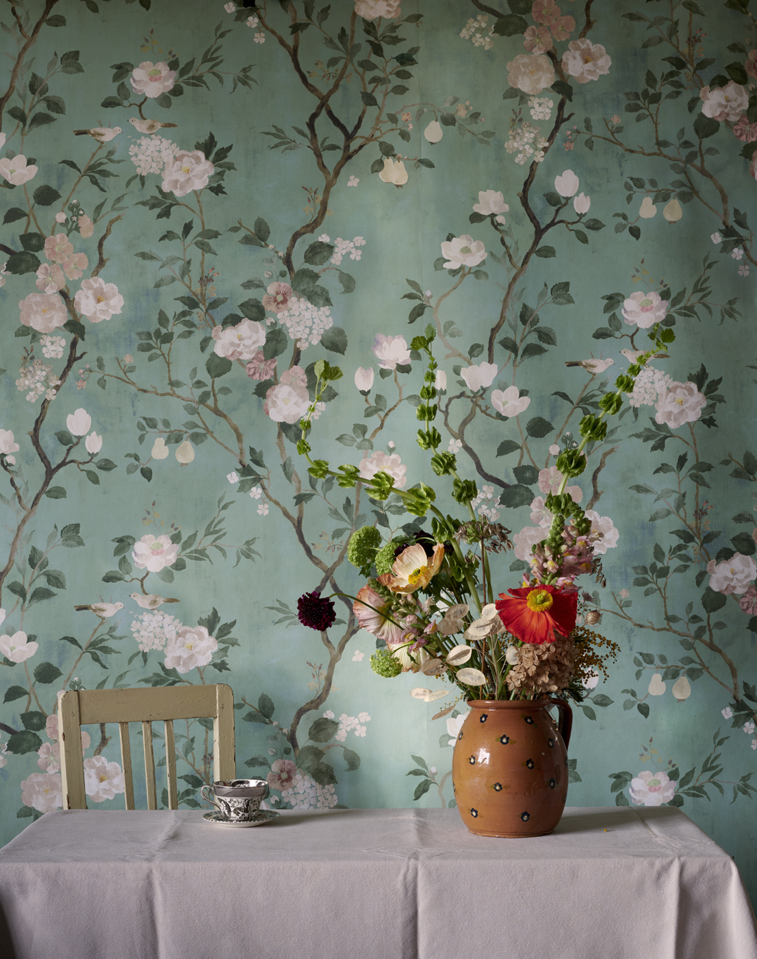 Botanical wallpapers by Flora Roberts from Hamilton Weston