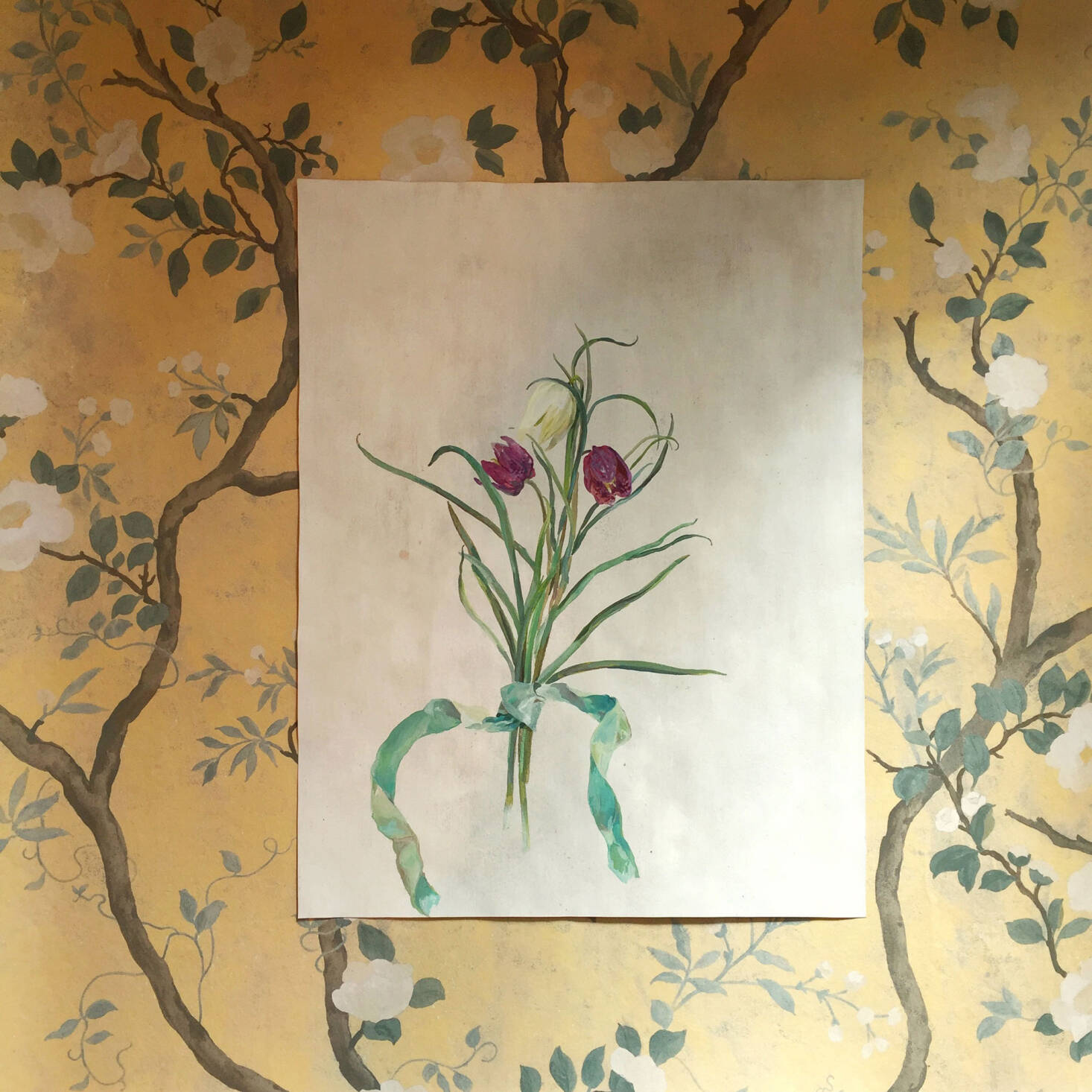 Botanical wallpapers by Flora Roberts from Hamilton Weston