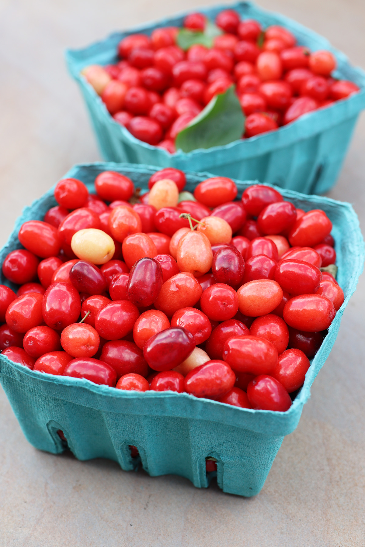 Cornelian cherry olives are made from unripe Cornus mas fruit