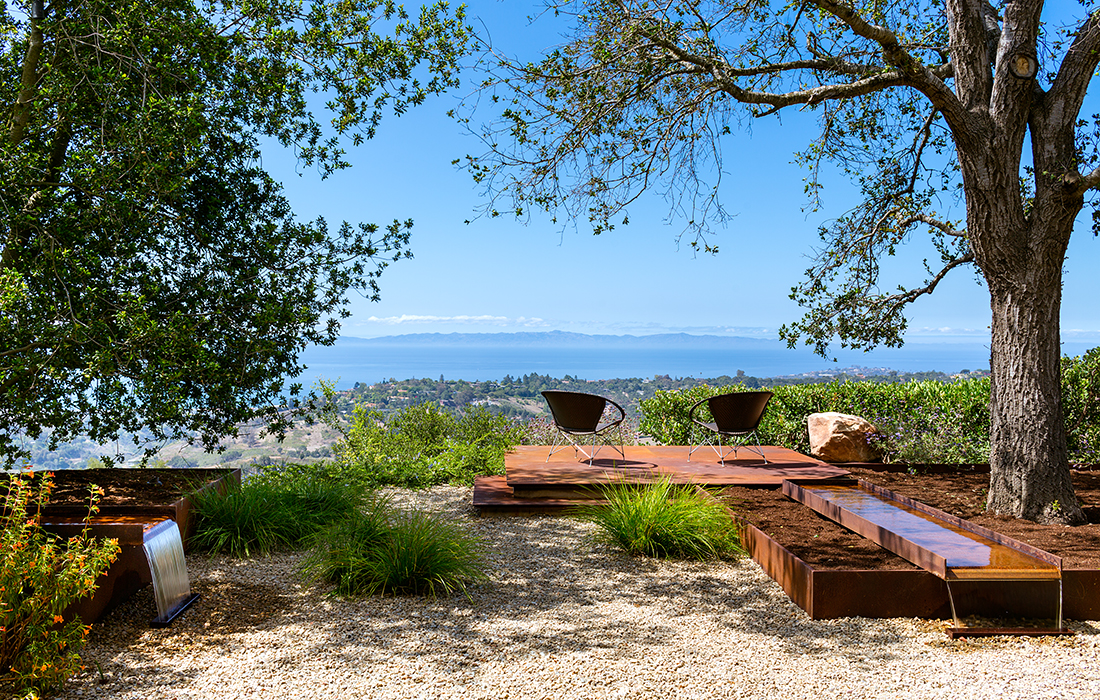 Garden Visit: Native Flowers and Cor-ten Steel in a Santa Barbara ...