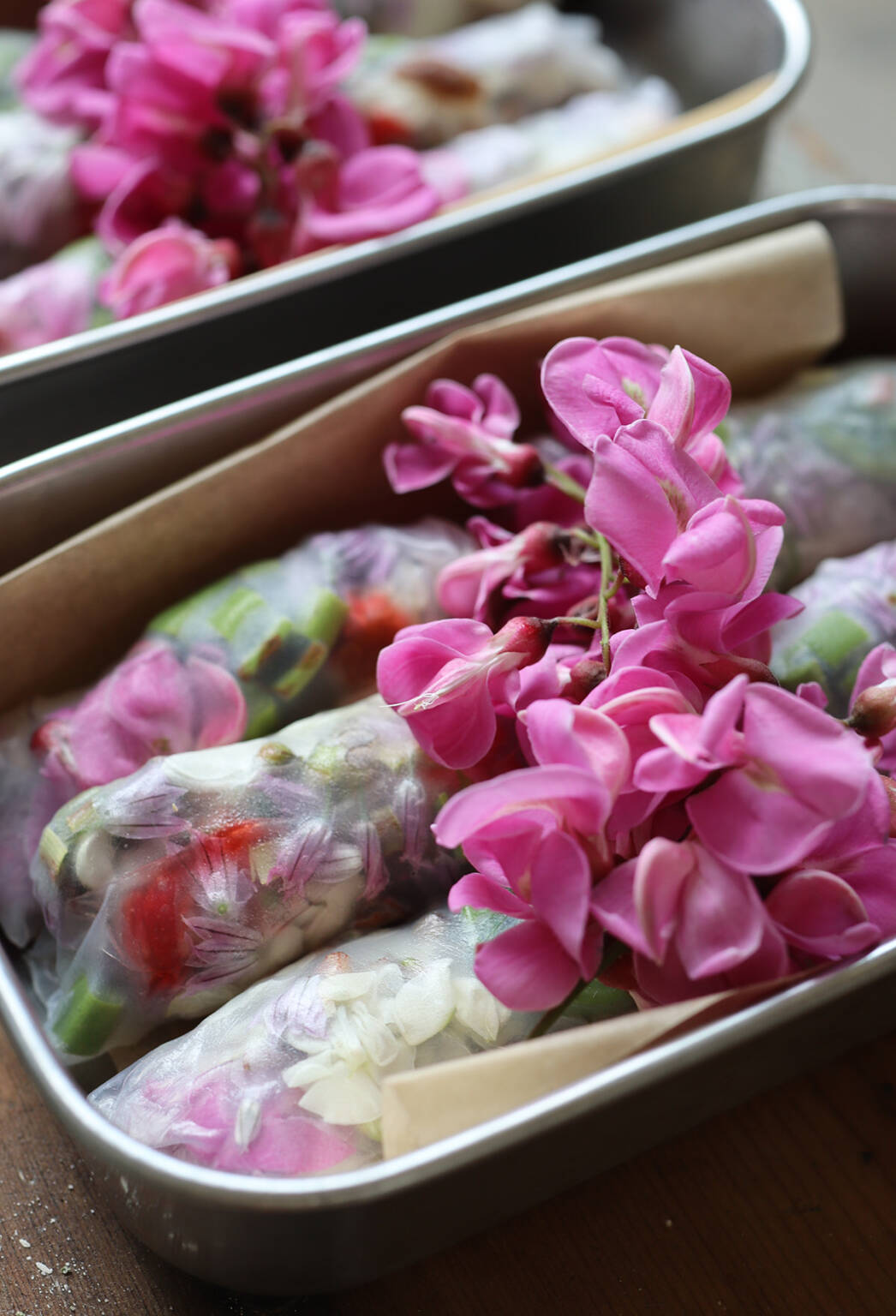 Edible flowers in spring offer beauty as well as unique flavor