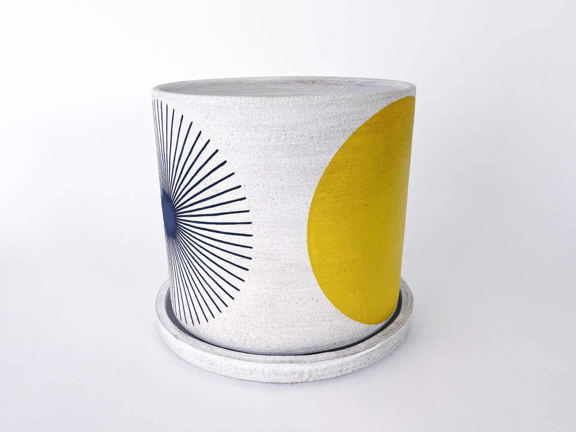 Michele Quan Painted Planters and Other Haute-Hippie Garden Designs