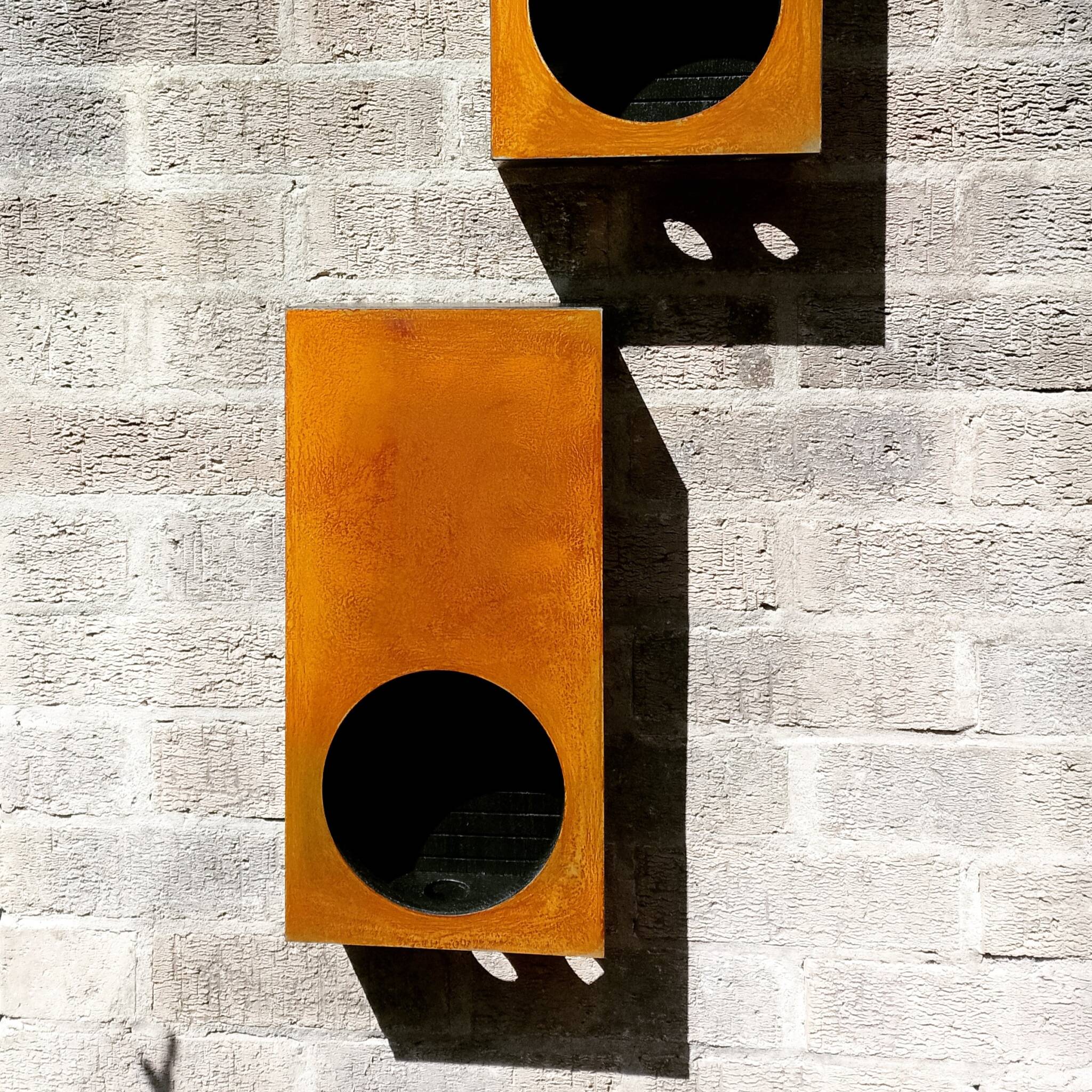 John Hollington's Corten Nestbox, A Modernist Bird House