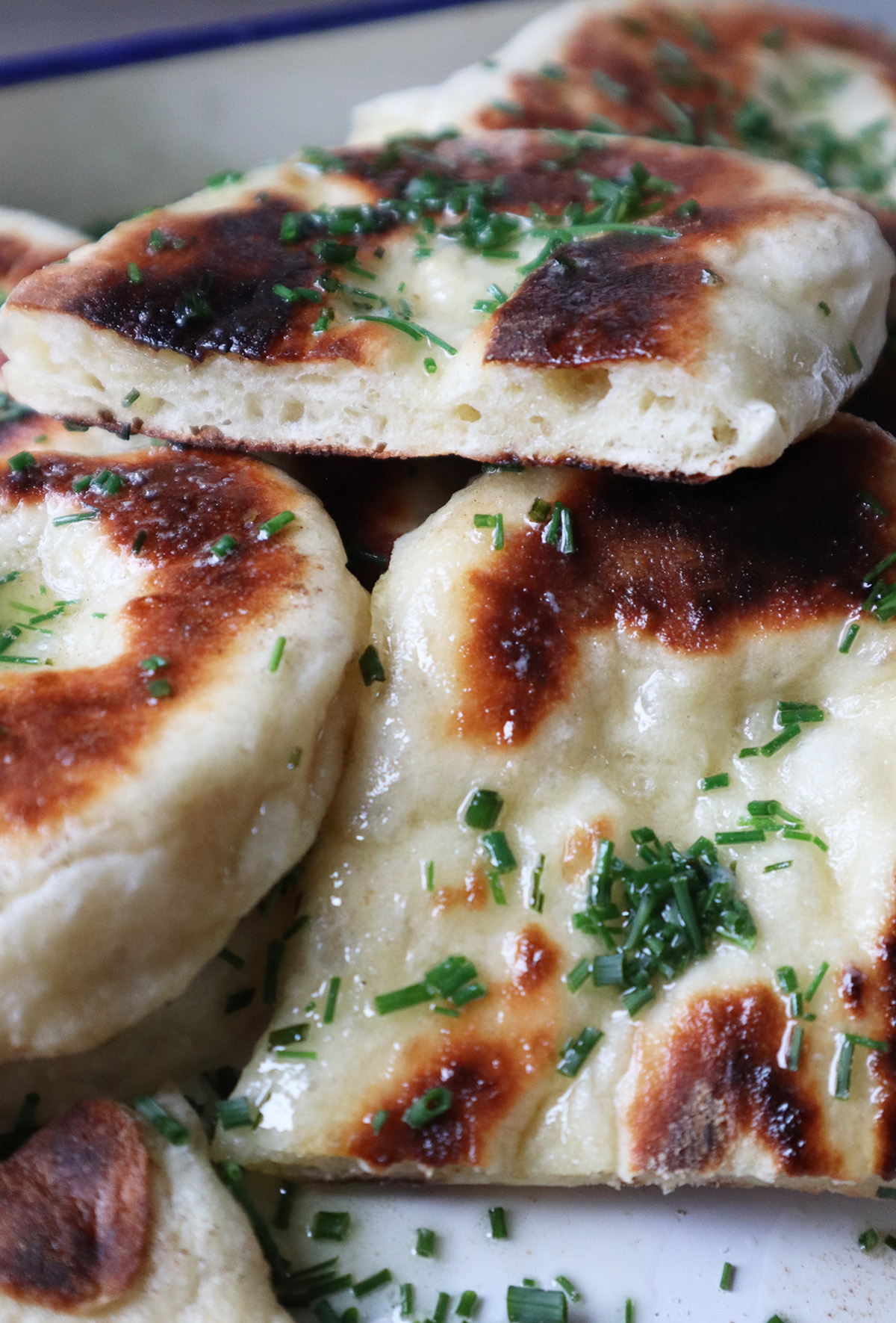 Field Garlic Naan: A No-Knead Feral Recipe Inspired by Classic Butter Naan