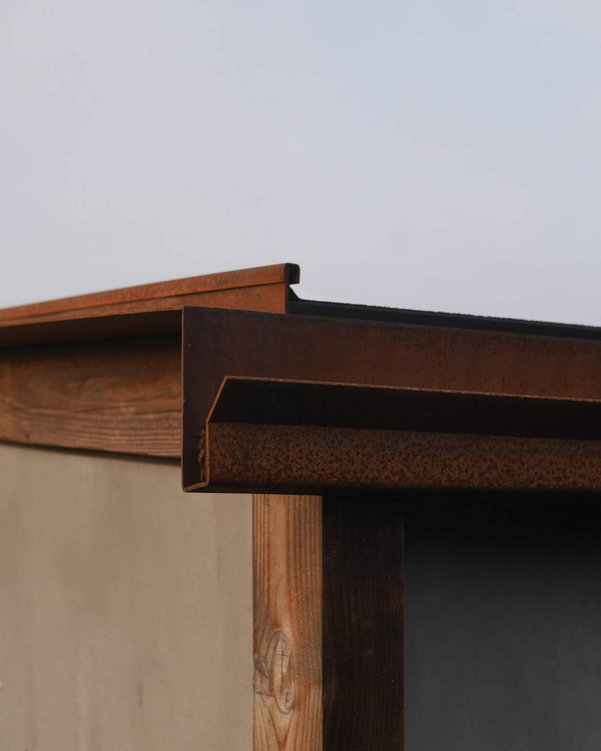Stylish Rain Gutters in Corten Steel, Aluminum, and Zinc by Jespersen ...