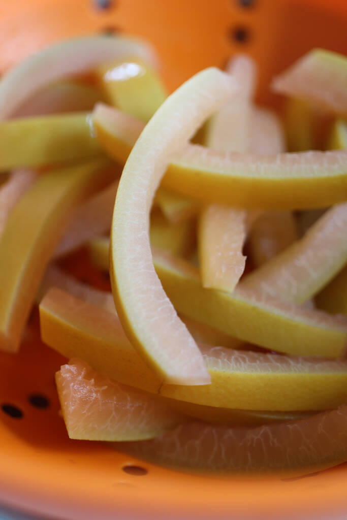 Candied Citrus Peel: A Recipe Using Pomelo, Grapefruit, and Orange