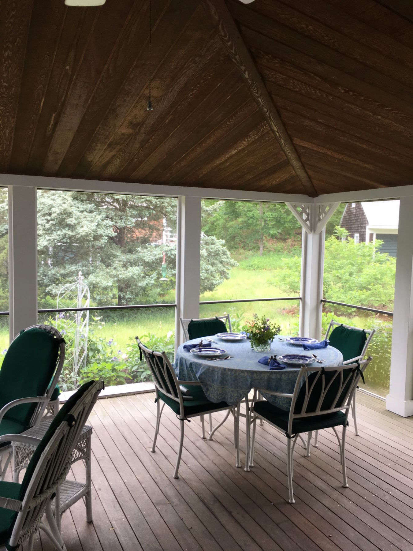 additions to porch, terrace and gardens - Gardenista